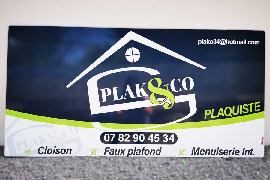 Panneau publicitaire Pézenas, Béziers, Mèze, RP Enseignes impression ...